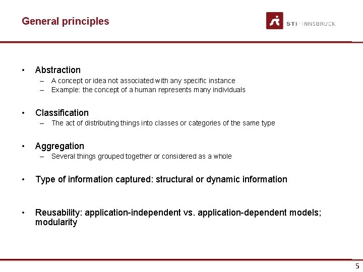 Introduction to modeling General Concepts 1 Where are