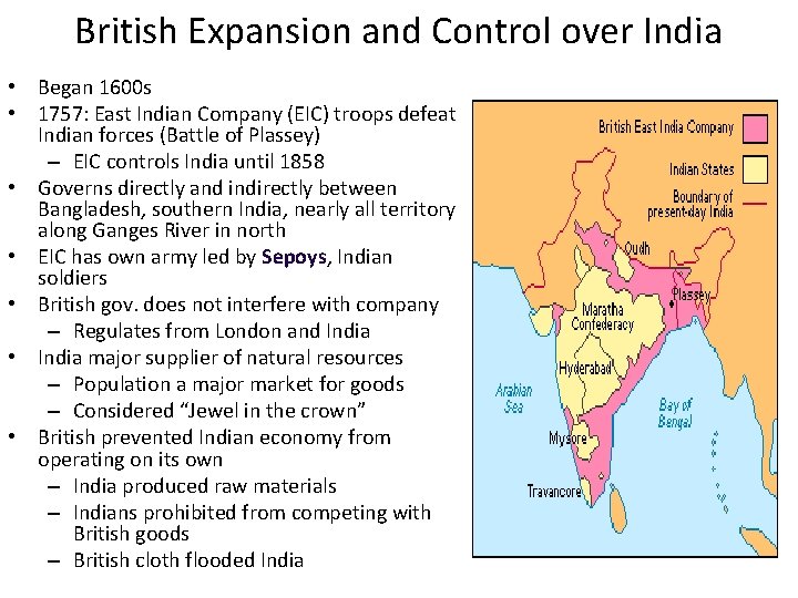27 4 British Imperialism in India British Expansion