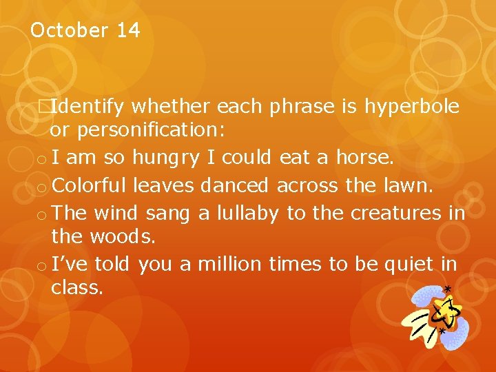 Literary Terms Review October 13 1 Characterization The