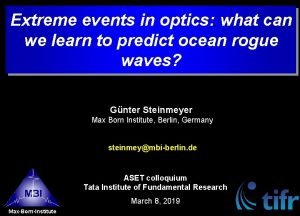 What is a Rogue Wave The Design Wave