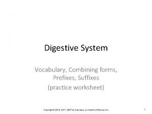14 PART A The Digestive System and Body
