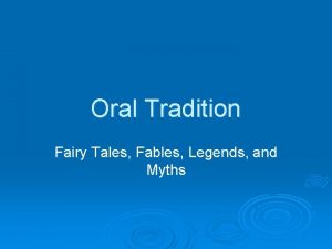 Myths Legends Fables and Fairy Tales Myths made