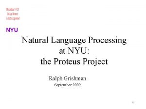 Natural Language Processing Lecture 4 Basic Text Processing