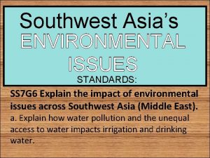 WATER POLLUTION What is water pollution Water pollution