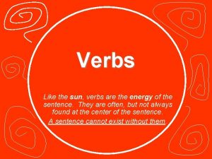 Name That Verb Action Verbs Linking Verbs HelpingMain