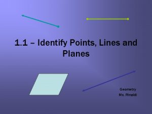 Chapter 1 Discovering Points Lines Planes and Angles