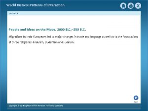 World History Patterns of Interaction Chapter 7 India