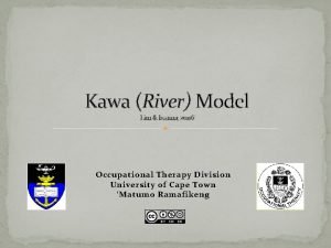 Kawa River Model Lim Iwama 2006 Occupational Therapy