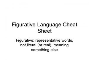 LITERARY DEVICES FIGURATIVE LANGUAGE SILLY SHEETS SILLY SHEET