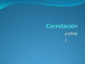 Spearmans rho Chisquare 2 PSYA 4 Research Methods