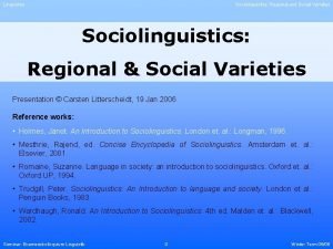Lesson 4 A sociolinguistic model of narrative Labov