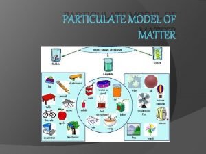Classification of Matter Matter All Matter is made