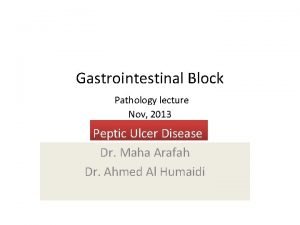 PEPTIC ULCER DISEASE GASTRIC ULCER AETIOLOGY Atrophic gastritis