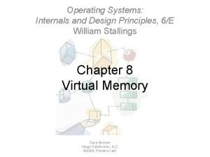 Operating Systems Internals and Design Principles Chapter 1