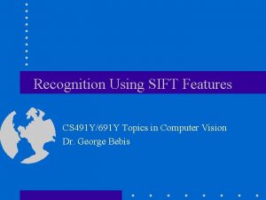 SIFT Scale Invariant Feature Transform Distinctive image features