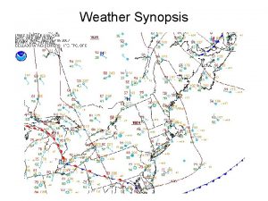 The Weather Station Model Draw a Station Model