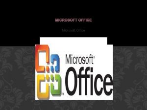 Microsoft Office Microsoft word Que es Microsoft Word