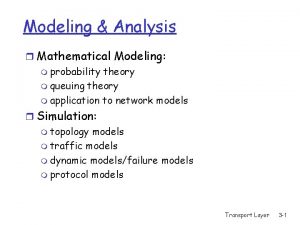 Mathematical Modeling 4 1 Introduction 4 2 Modeling